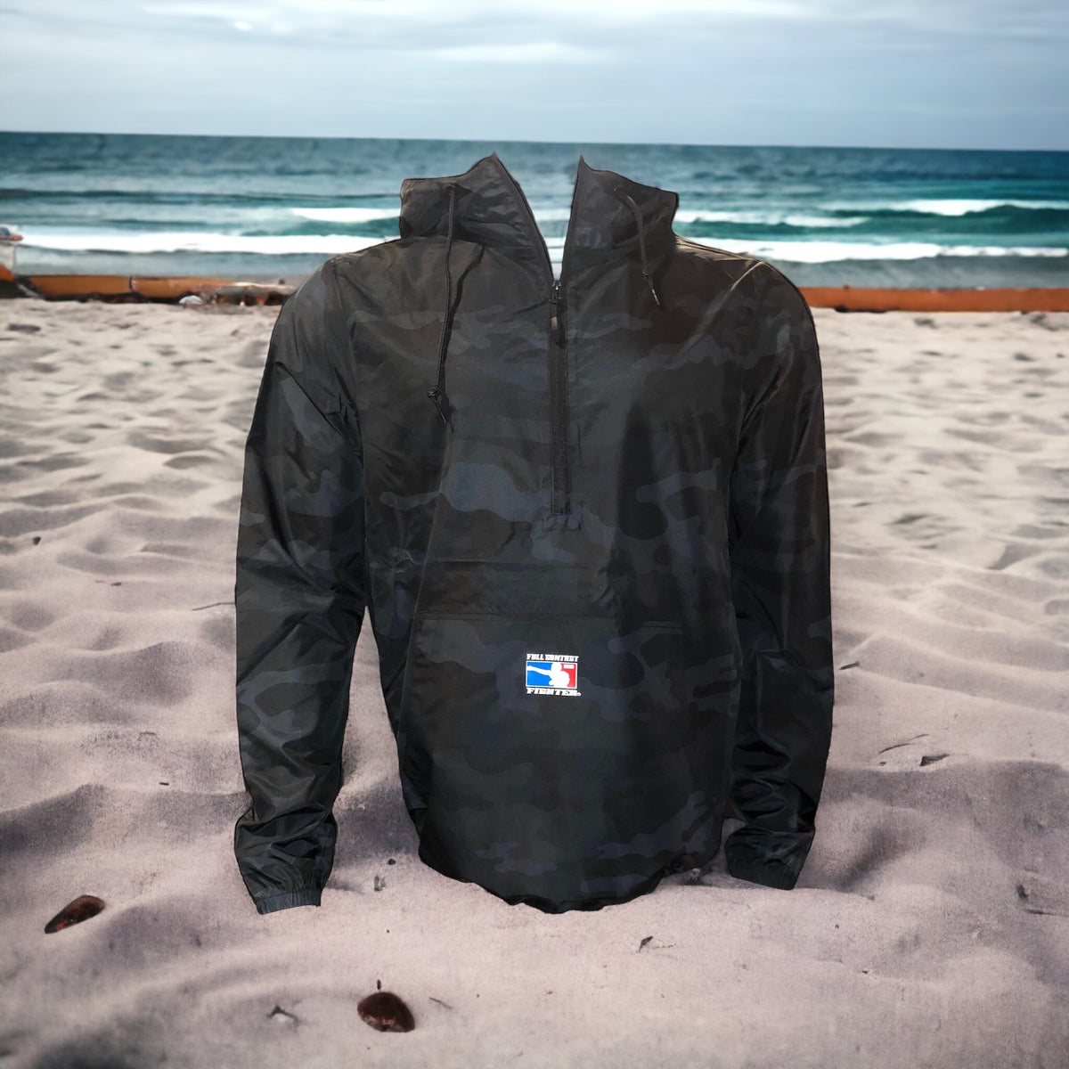 FCF Elements Jacket Black Camo – Full Contact Fighter