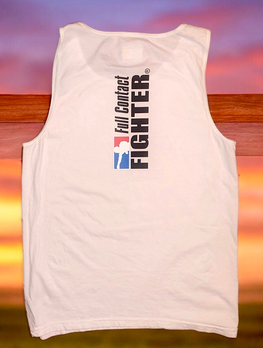 FCF BOLD LOGO TANK TOP WHITE – Full Contact Fighter