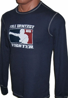 FCF NHB Vintage Logo Thermal - Navy – Full Contact Fighter